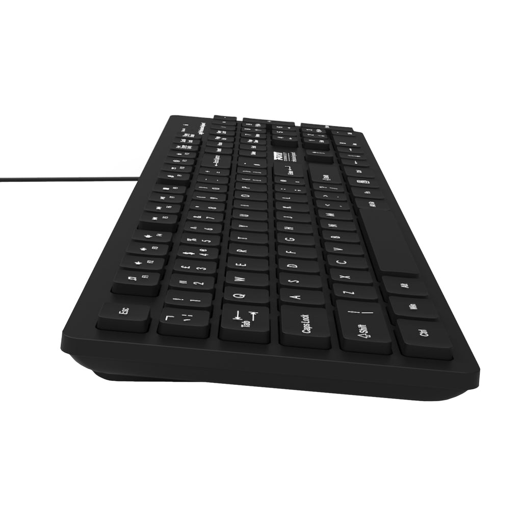 Port Connect Tough Office USB Keyboard - Black – chavda.com