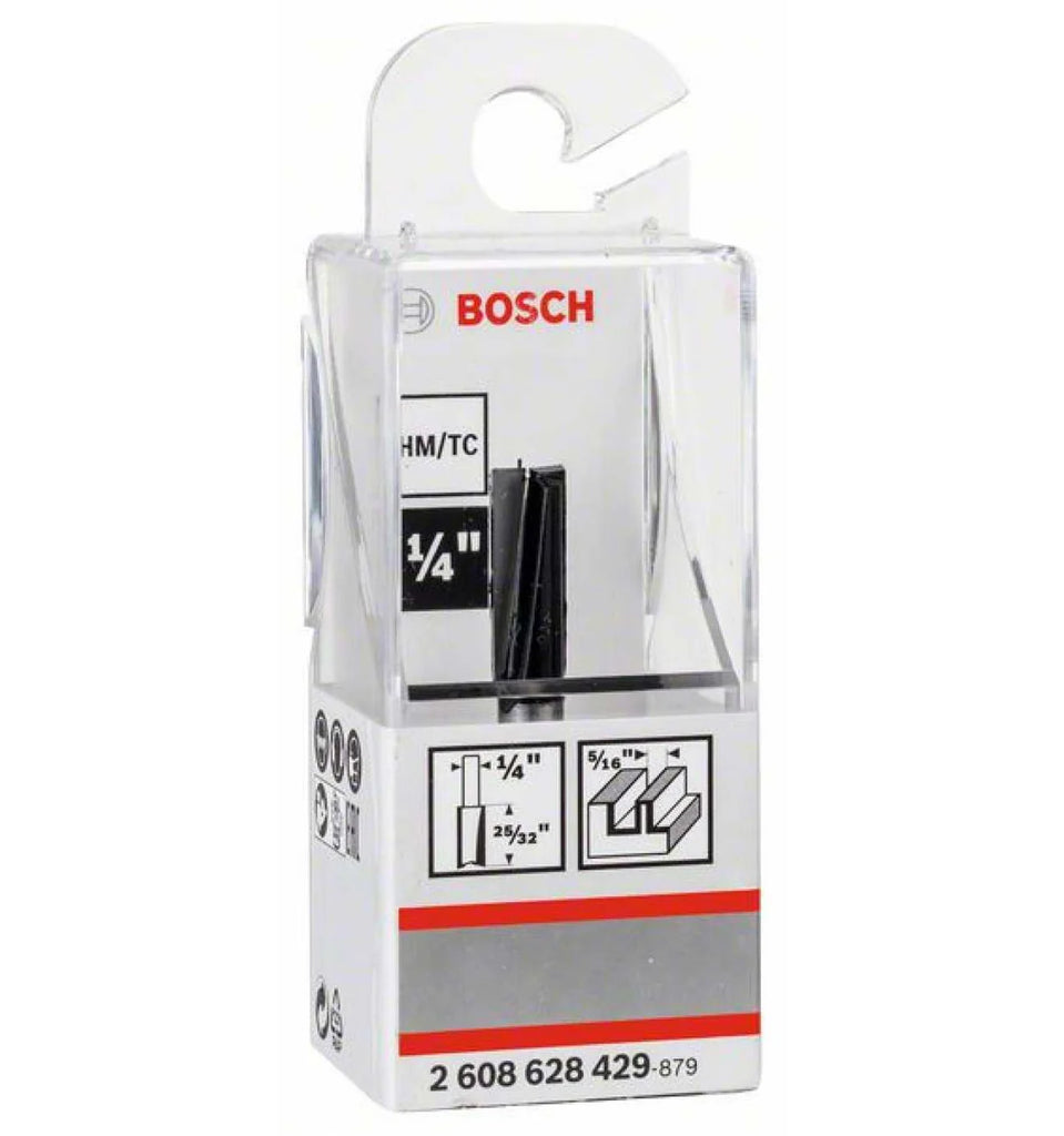 Bosch Straight Router Bit 1/4" | chavda.com