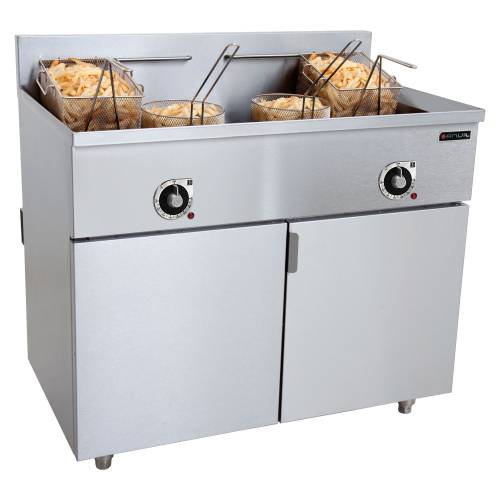 ANVIL 2x20L Electric Fish Fryer | chavda.com