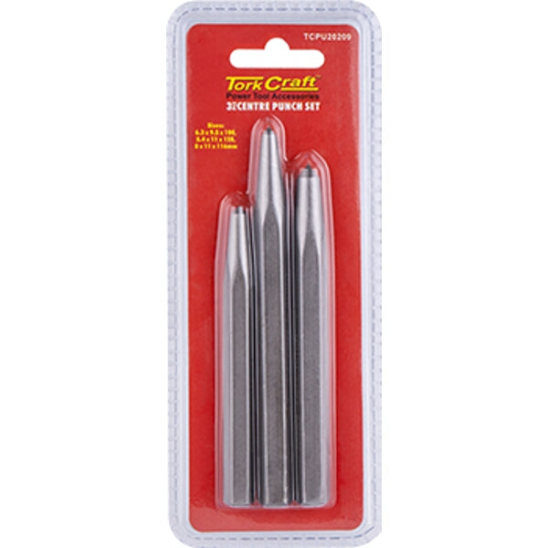 TORK CRAFT CENTER PUNCH SET 3PC TCPU20209 – chavda.com