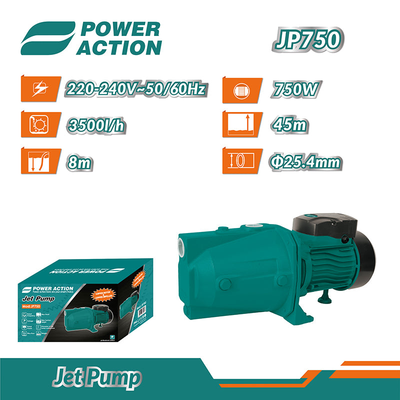 750W Electric Jet Water Pump JP750 – chavda.com